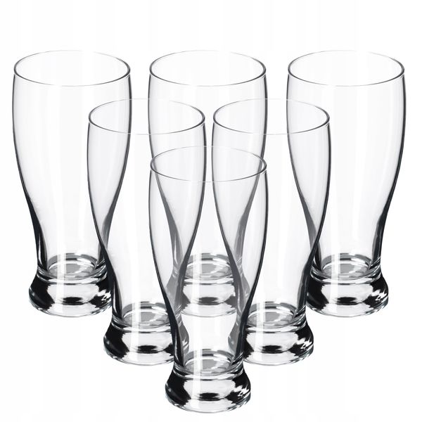 Szklanki Do Piwa Kufle Pokale Wysokie 565ml 6szt - Arena.pl