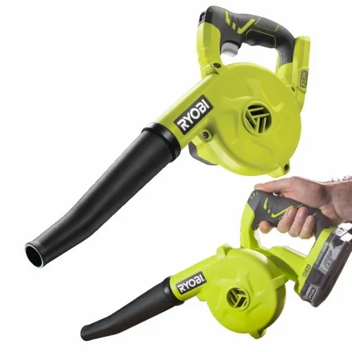 RYOBI MAŁA AKUMULATOROWA DMUCHAWA WARSZTATOWA KOMPAKTOWA R18TB-0 SOLO ...