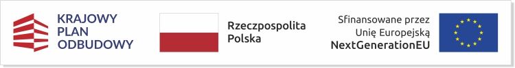 Naklejka KPO wersja podstawowa 150x19 mm KRAJOWY PLAN ODBUDOWY SILOS - Arena.pl