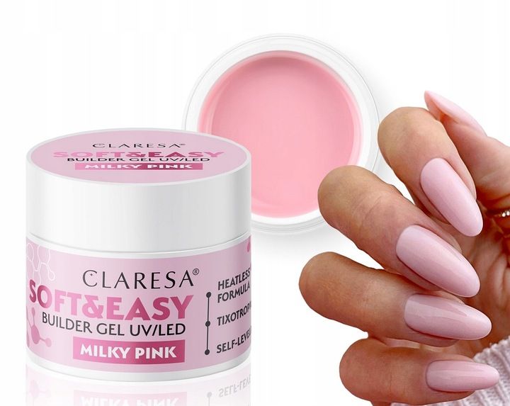 Kup CLARESA SOFT & EASY BUILDER GEL ŻEL BUDUJĄCY MILKY PINK 45 g TPO ...