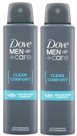Kup DOVE Men Deo Clean Comfort Antyperspirant 2 x150ml na arena.pl i ...