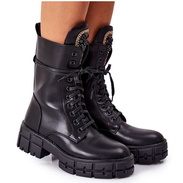 Ocieplane Workery Z Kamieniami Czarne r.38 - Arena.pl