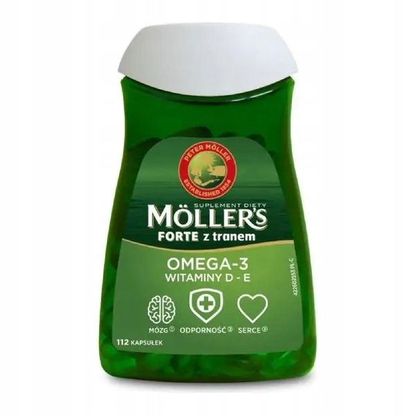 Kup MOLLER'S FORTE Z TRANEM OMEGA 3 112 KAPSUŁEK na arena.pl i ciesz ...