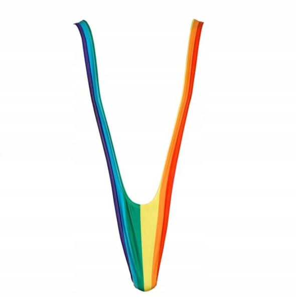 Mankini tęcza strój kąpielowy borata stringi facet - Arena.pl