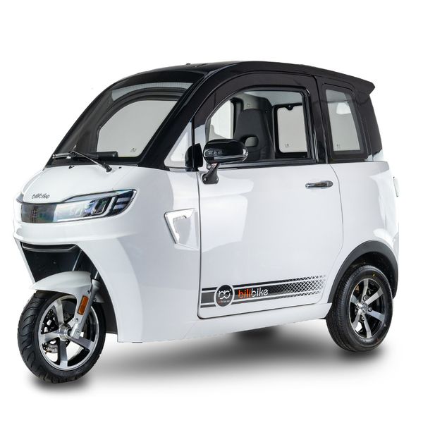 Kup Skuter elektryczny zabudowany z dachem MICRO CAR BILI BIKE ECOMO 3 biały na arena.pl i ciesz ...