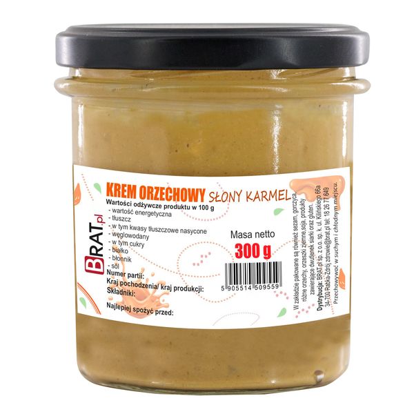 Krem orzechowy SŁONY KARMEL 300g - Arena.pl