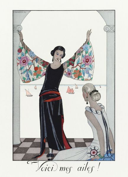 Plakat 13x18cm Voici Mes Ailes!, Barbier Vintage do Salonu - Arena.pl