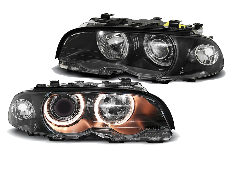 Lampy Reflektory Do BMW E46 1999-2001 Rok COUPE CABRIO DEPO NOWE Ringi - Arena.pl
