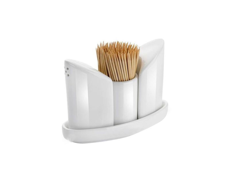 Zestaw do przypraw z porcelany 4 el. HENDI - Arena.pl