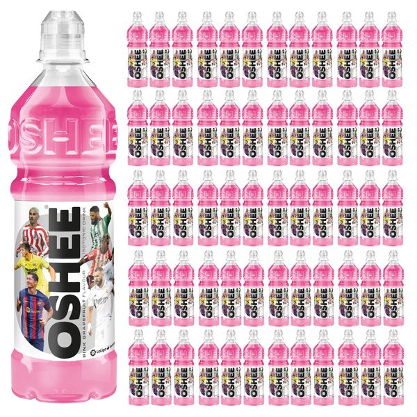 60x OSHEE Isotonic Drink różowy grejpfrut 750 ml - Arena.pl