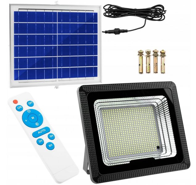 LAMPA SOLARNA LED NAŚWIETLACZ SOLAR PANEL HALOGEN PILOT IP67 200W ...