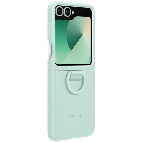 Kup Etui silikonowe Samsung Z Flip6 F741 z pierścieniem w kolorze ...