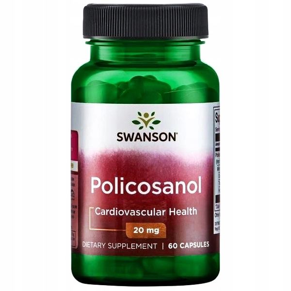 Kup SWANSON POLIKOSANOL Biocosanol 20mg CHOLESTEROL na arena.pl i ciesz ...