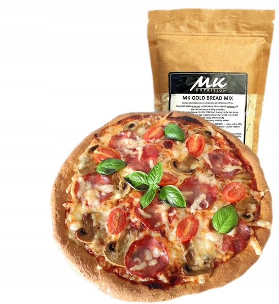 Kup CHLEB KETO PIZZA KEBAB Mieszanka chlebowa MK GOLD BREAD MIX ...