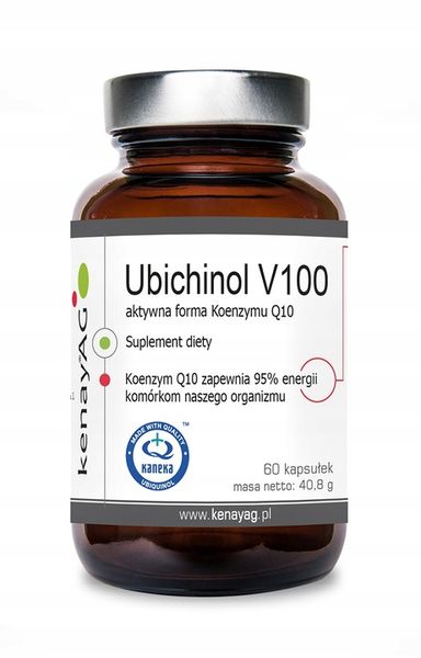 KenayAG Ubichinol V100 koenzym Q10 100mg kapsułki 60 kapsułek - Arena.pl