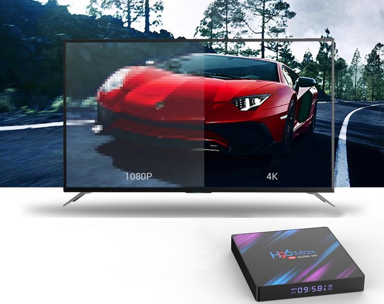SMART TV BOX H96 MAX 4GB/64GB ANDROID NETFLIX 4K - Arena.pl