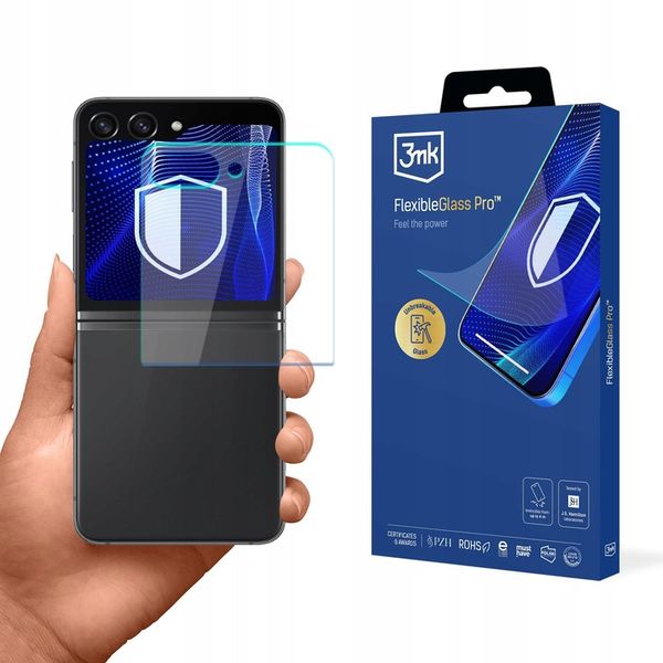 Szkło hybrydowe na ekran do Samsung Galaxy Z Flip 6 3mk FlexibleGlass ...