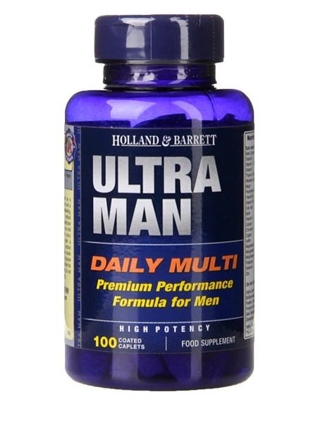 Ultra Man Multiwitamina dla Mężczyzn - 100 tablets Holland & Barrett ...