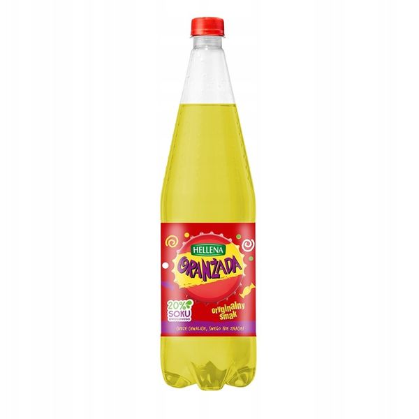 Hellena oranżada żółta 20% soku 1,25l - Arena.pl