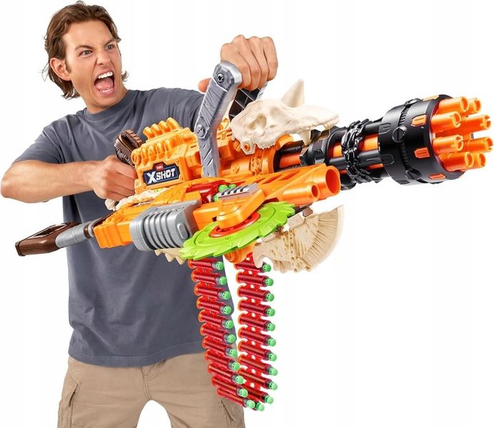 Kup MINIGUN X-SHOT HORRORFIRE DUŻY PISTOLET KARABIN DREAD HAMMER ...