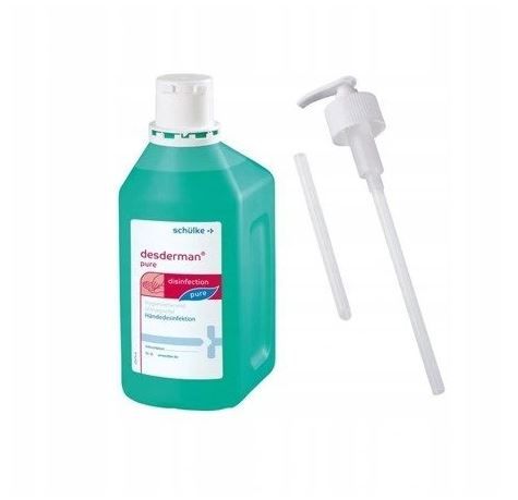 Schulke Desderman Pure płyn do dezynfekcji rąk 500 ml z pompką - Arena.pl