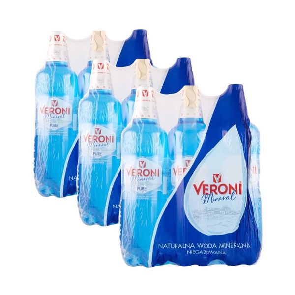 Veroni Mineral Pure Naturalna woda mineralna niegazowana 1,5l x18sztuk ...
