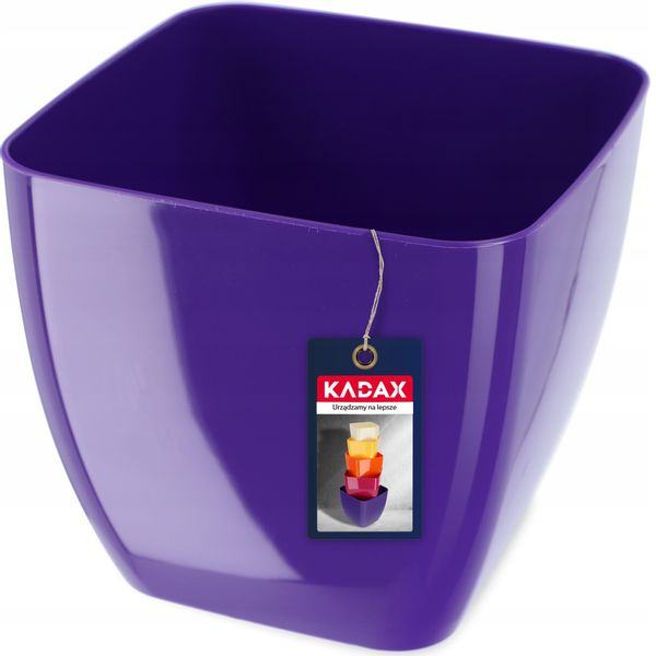 DONICZKA OSŁONKA NA KWIATY KWADRATOWA FIOLET 8CM - Arena.pl