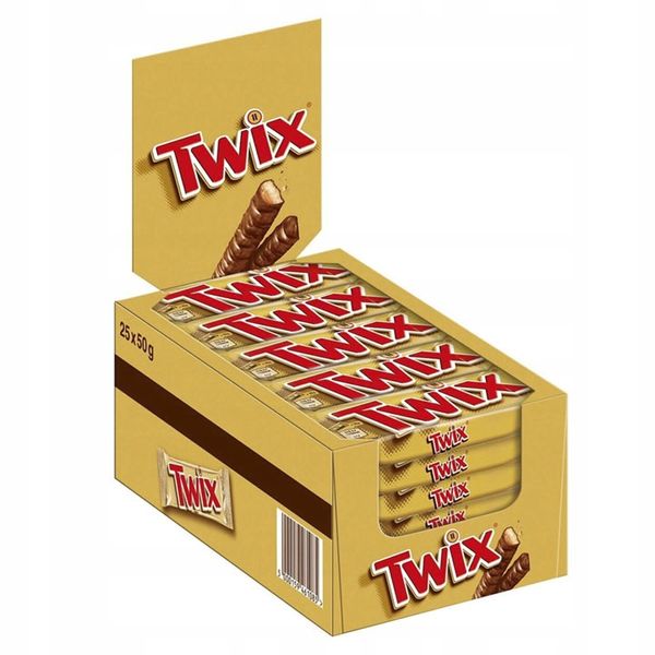Kup Baton Twix w czekoladzie 25 x 50g na arena.pl i ciesz się niską ceną