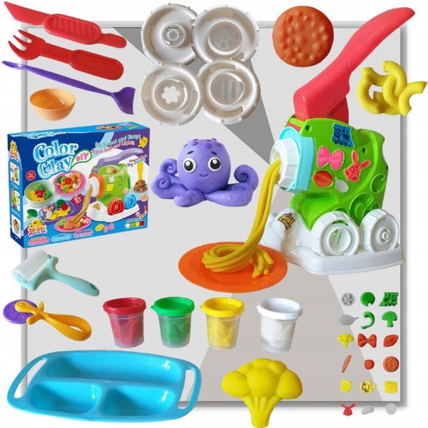 Kup Ciastolina COLOR CLAY maszynka do makaronu MAGICZNA MAKARONIARKA ...