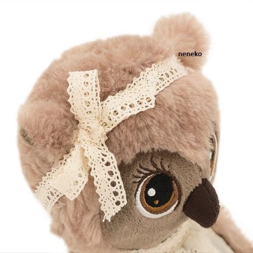 Przytulanka Sowa Sonya w koronkowej sukience - 25cm - Arena.pl