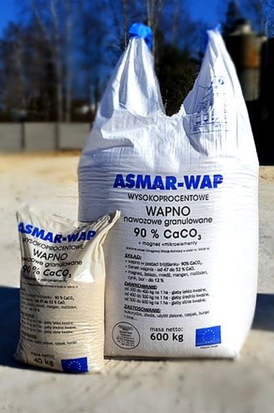 Kup WYSOKOPROCENTOWE WAPNO NAWOZOWE GRANULOWANE 20 kg do trawnika na ...