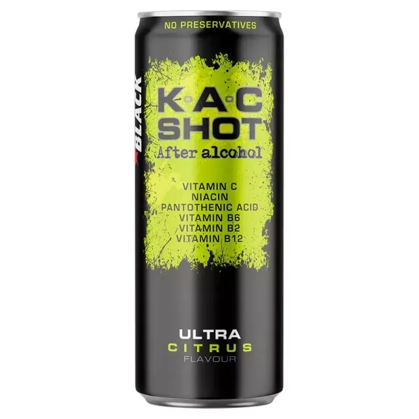 KAC SHOT ENERGY 250ML AFTER ALCOHOL PUSZKA - Arena.pl
