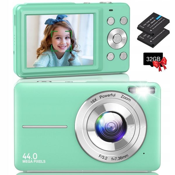 Kup APARAT FOTOGRAFICZNY CYFROWY HD 1080P 44MP CAMERA ZDJECIA WIDEO 16X ...