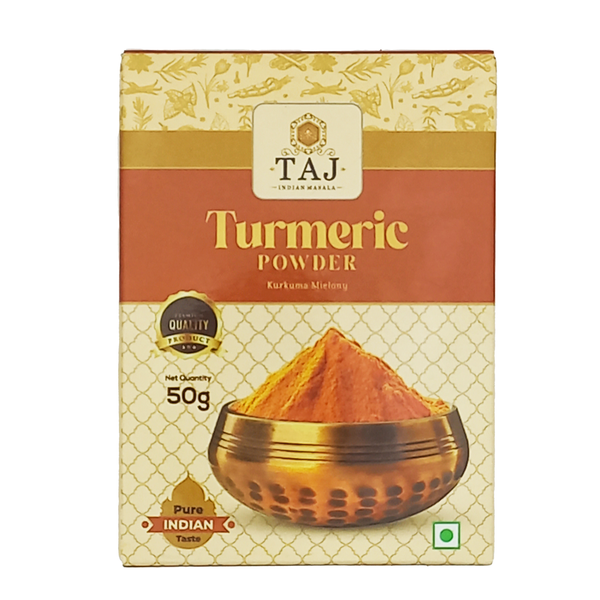 Kurkuma mielona Turmeric Powder Taj Indian Masala 50g - Arena.pl
