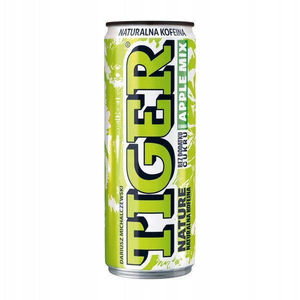 Tiger Nature Napój energetyczny o smaku jabłkowym 250 ml - Arena.pl