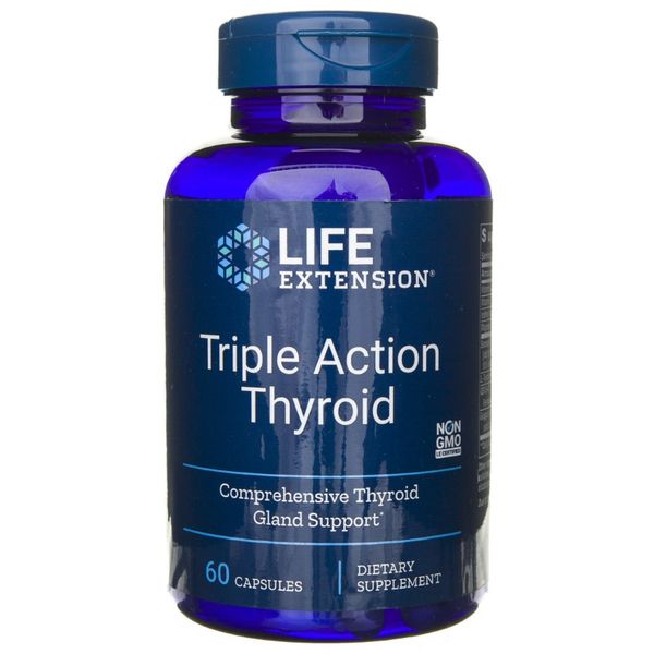 Life Extension Triple Action Thyroid - 60 kapsułek - Arena.pl