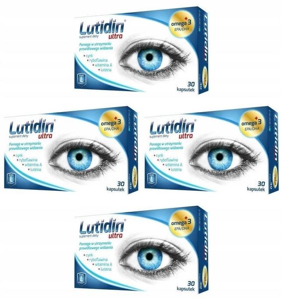 Kup Lutidin Ultra Luteina Utrzymanie Prawidłowego Widzenia 30 kapsułek ...