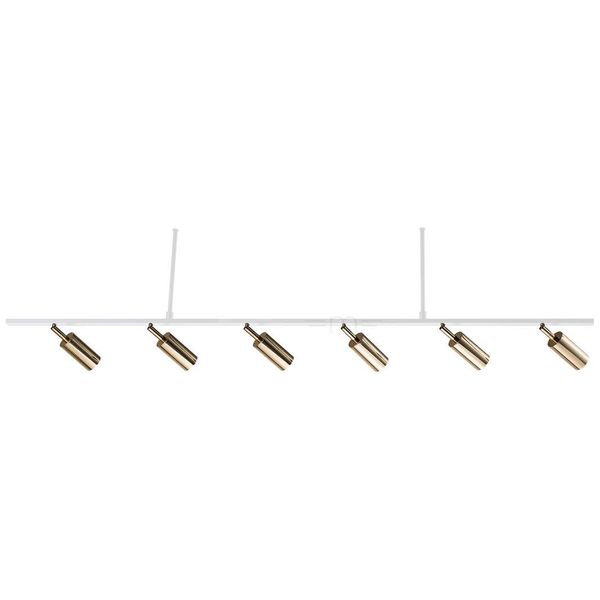 Regulowana LAMPA sufitowa HUSA 0297 Amplex metalowa OPRAWA tuby na ...