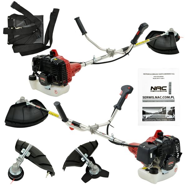 KOSA SPALINOWA PODKASZARKA NAC BP 517-20B-V MOC 2,3 KM TARCZA + ŻYŁKA - Arena.pl