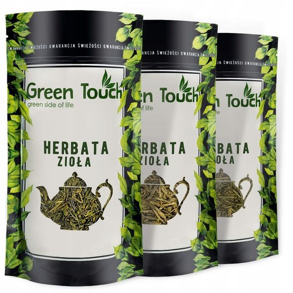 ZESTAW HERBAT ZIELONYCH JAPOŃSKICH 150 g BANCHA SENCHA KAGOSHIMA - Arena.pl