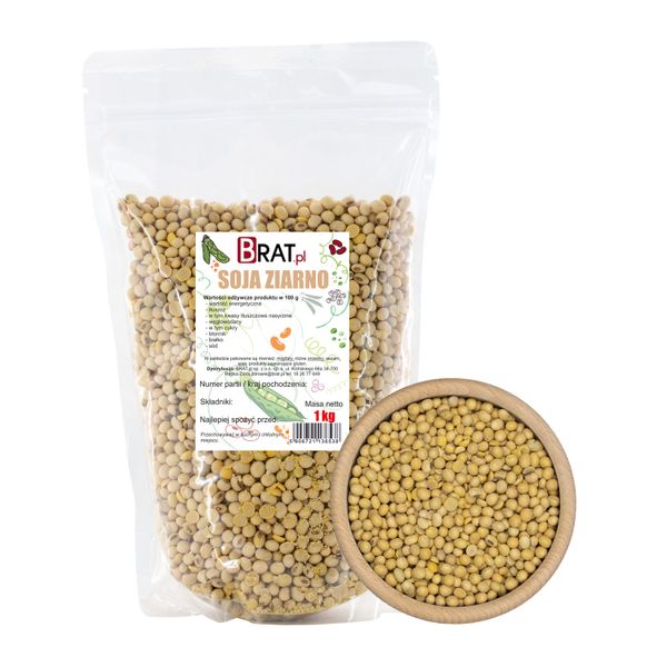 Soja ziarno 1kg - Arena.pl