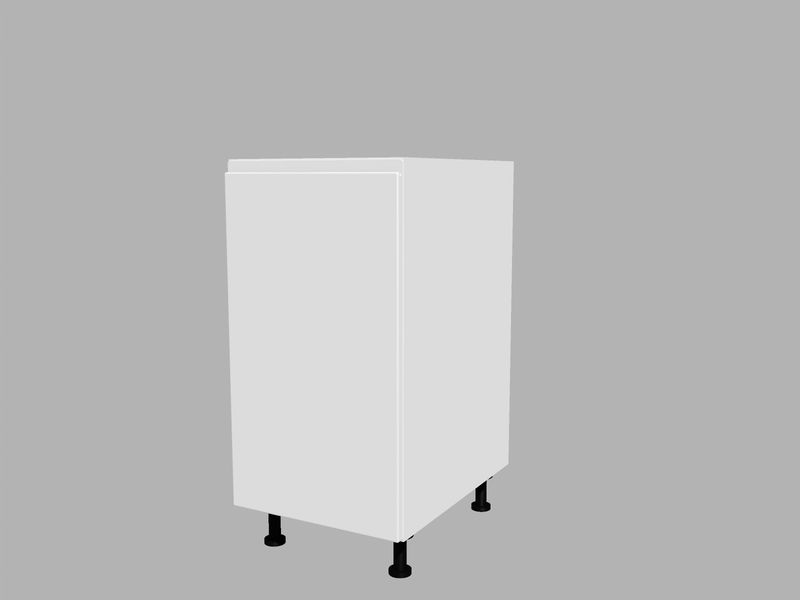 Szafka dolna 40 cm z drzwiami, podchwyt biały połysk, mat, kolory ...