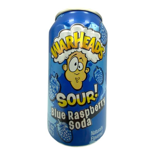 Warheads Blue Raspberry Soda 355ml - Arena.pl