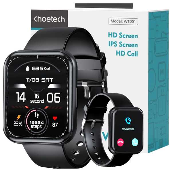 Kup smartwatch choetech wt001 z funkcją odbierania połączeń ip67 ...