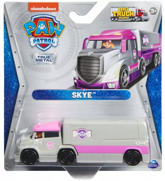 Psi Patrol. Big Truck Pups Die-Cast, ciężarówka i Skye - Arena.pl
