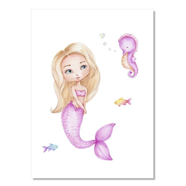 Obraz Syrenka i Konik Morski - Arena.pl
