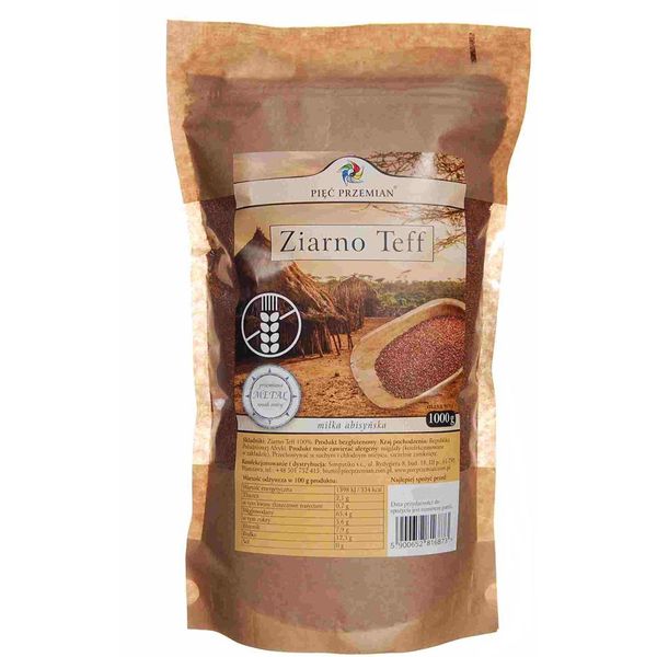 Ziarno TEFF 1000 g - Pięć Przemian - Miłka Abisyńska - Arena.pl