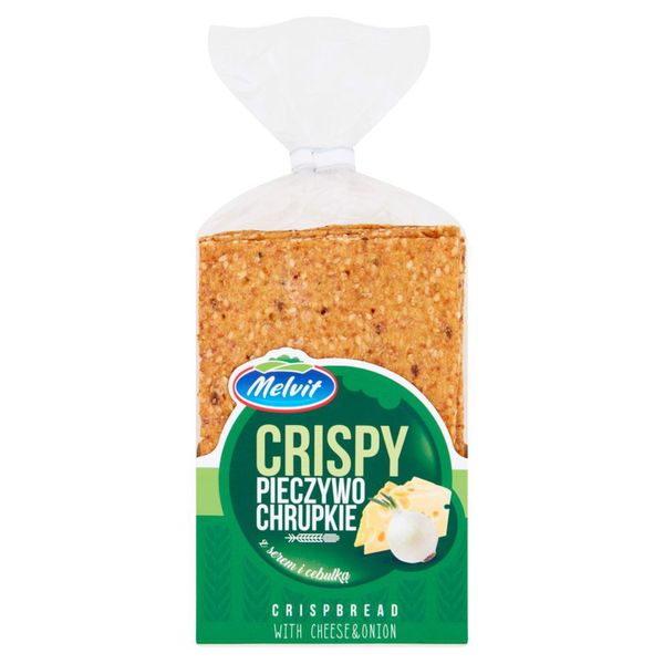Kup Melvit Crispy Pieczywo chrupkie z serem i cebulką 130 g na arena.pl ...