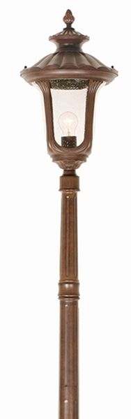 Lampa stojąca ogrodowa Chicago Chicago CC5-M Elstead metalowa brązowa ...