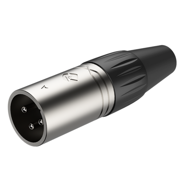 Kup Wtyk wtyczka montażowe złącze XLR 3-pin Męski Roxtone RX3MP-NT na ...